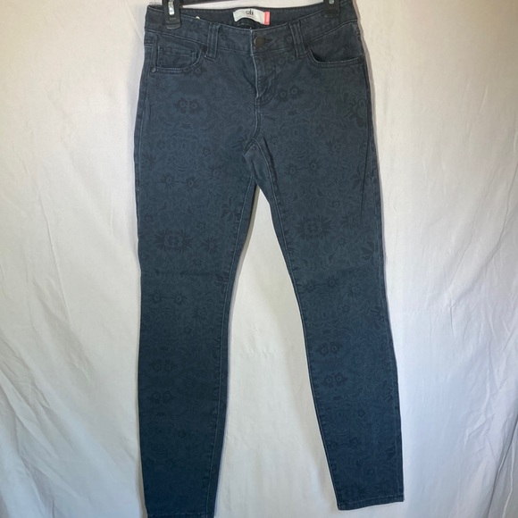 CAbi | Jeans | Cabi Sz 4 Blue Lace Skinny Style 395 | Poshmark